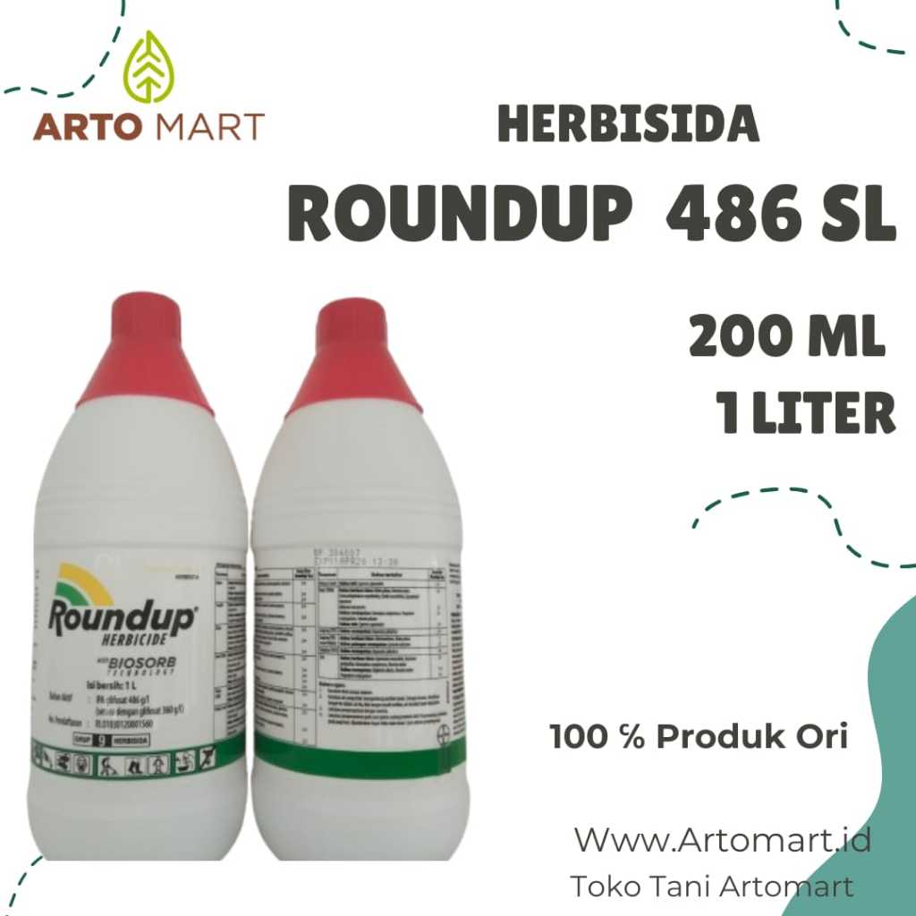 Jual Roundup 486 SL 200 ml & 1 Liter | Shopee Indonesia