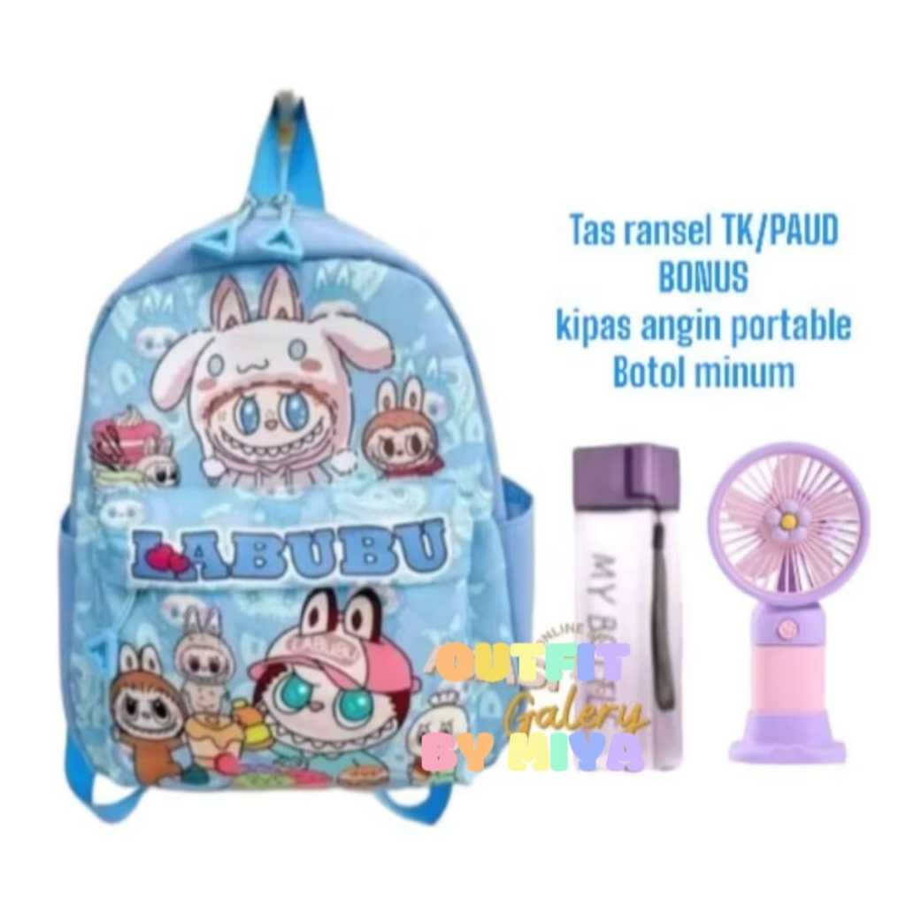 Jual Tas Ransel Labubu Untuk Anak TK PAUD - Tas Gendong Anak TK/PAUD - Tas Backpack Anak Motif ...