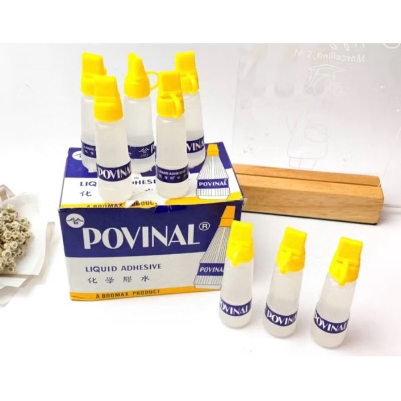 Jual LEM KERTAS POVINAL BESAR & KECIL | Shopee Indonesia