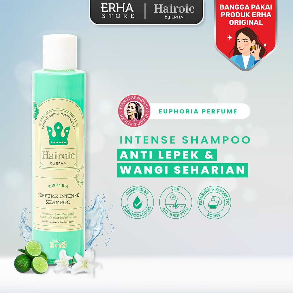 Jual Hairoic Euphoria Perfume Intense Shampoo 200ml - Parfum Shampoo ...