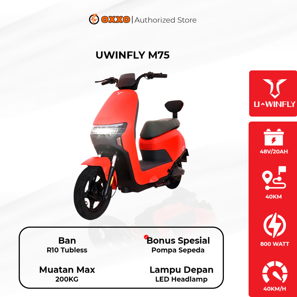 Jual Sepeda Listrik U WINFLY M75 48V/20Ah 800 WATT E-BIKE U WINFLY ...