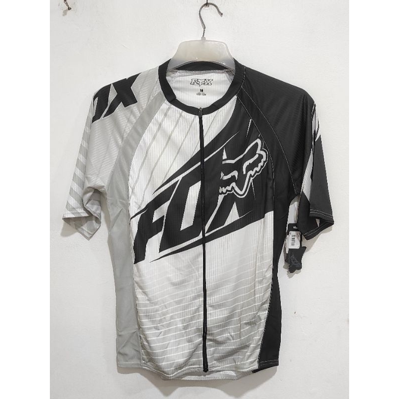Jual Jersey Fox Live Wire Roadbike/XC Putih Hitam | Shopee Indonesia