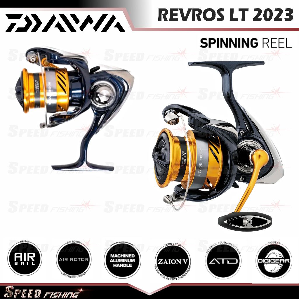 Jual Reel Pancing Daiwa Revros 2023 LT 1000 2000 2500 3000 4000 5000 6000 Reel Pancing Spinning ...