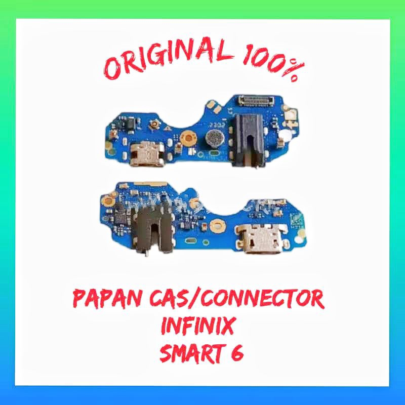Jual PAPAN CAS/CONNECTOR INFINIX SMART 6 ORIGINAL PLUS IC ORIGINAL ...