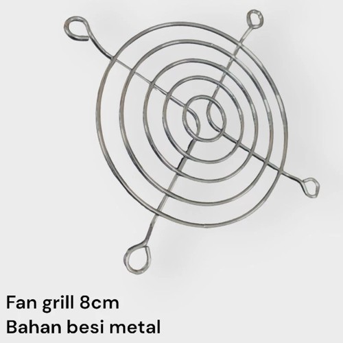 Jual GRILL BESI 8CM / GRIL BESI FAN DC 8CM | Shopee Indonesia