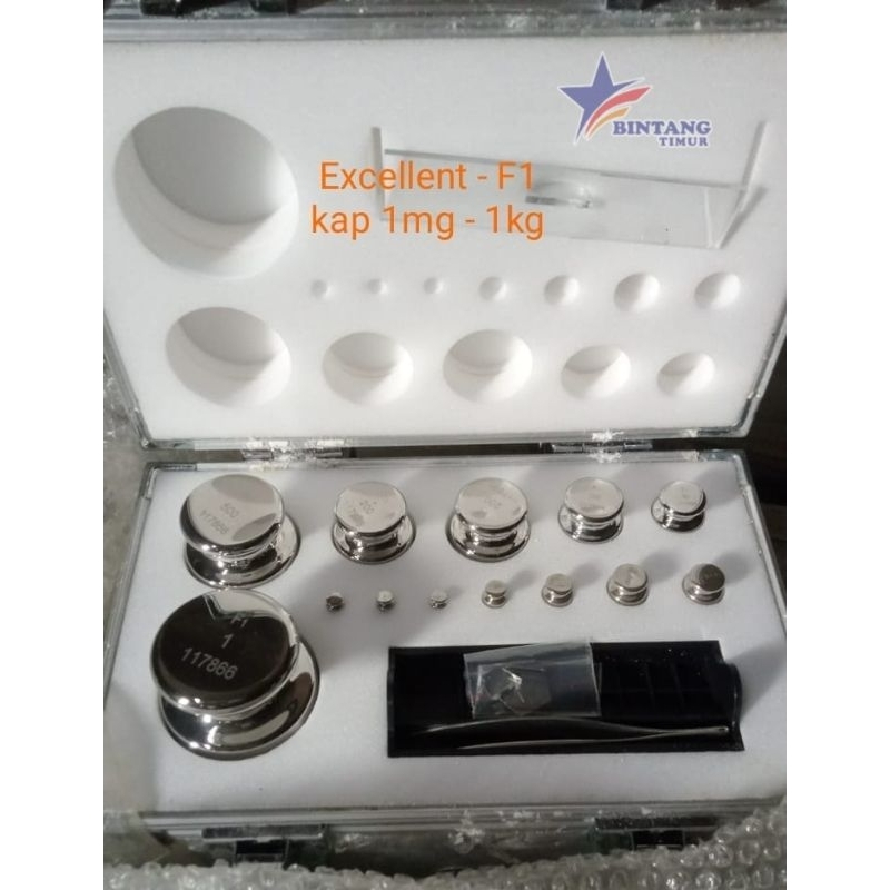 Jual Anak timbang set F1 kap 1mg-1kg | Shopee Indonesia