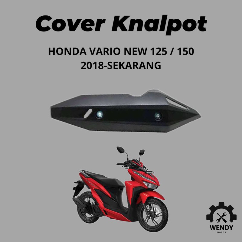 Jual COVER KNALPOT / TUTUP KNALPOT HONDA VARIO NEW 125 / 150 2018-2024 ...