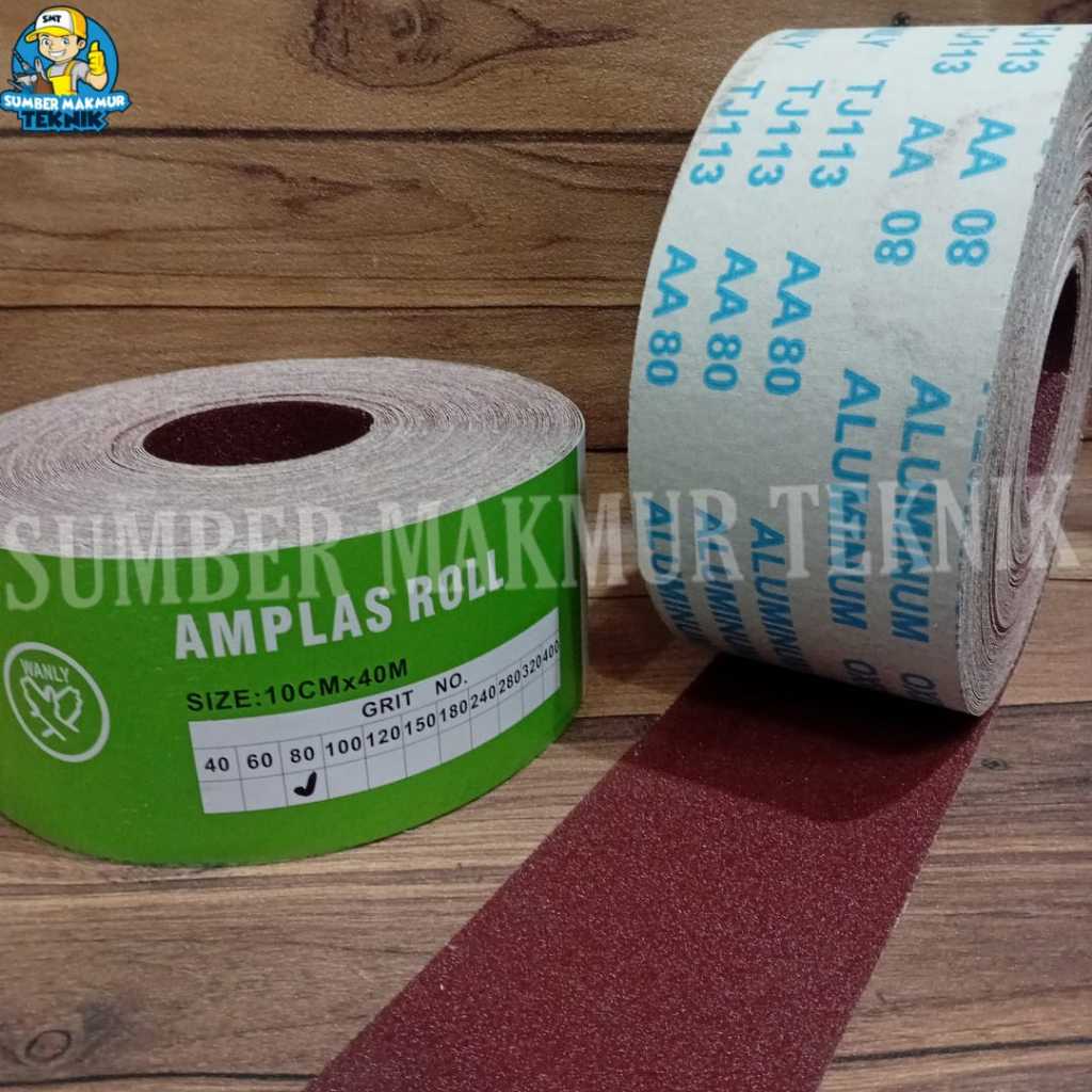 Jual Hamplas Roll Amplas Rol Murah Grit 80 Abrasive Cloth Roll | Shopee ...