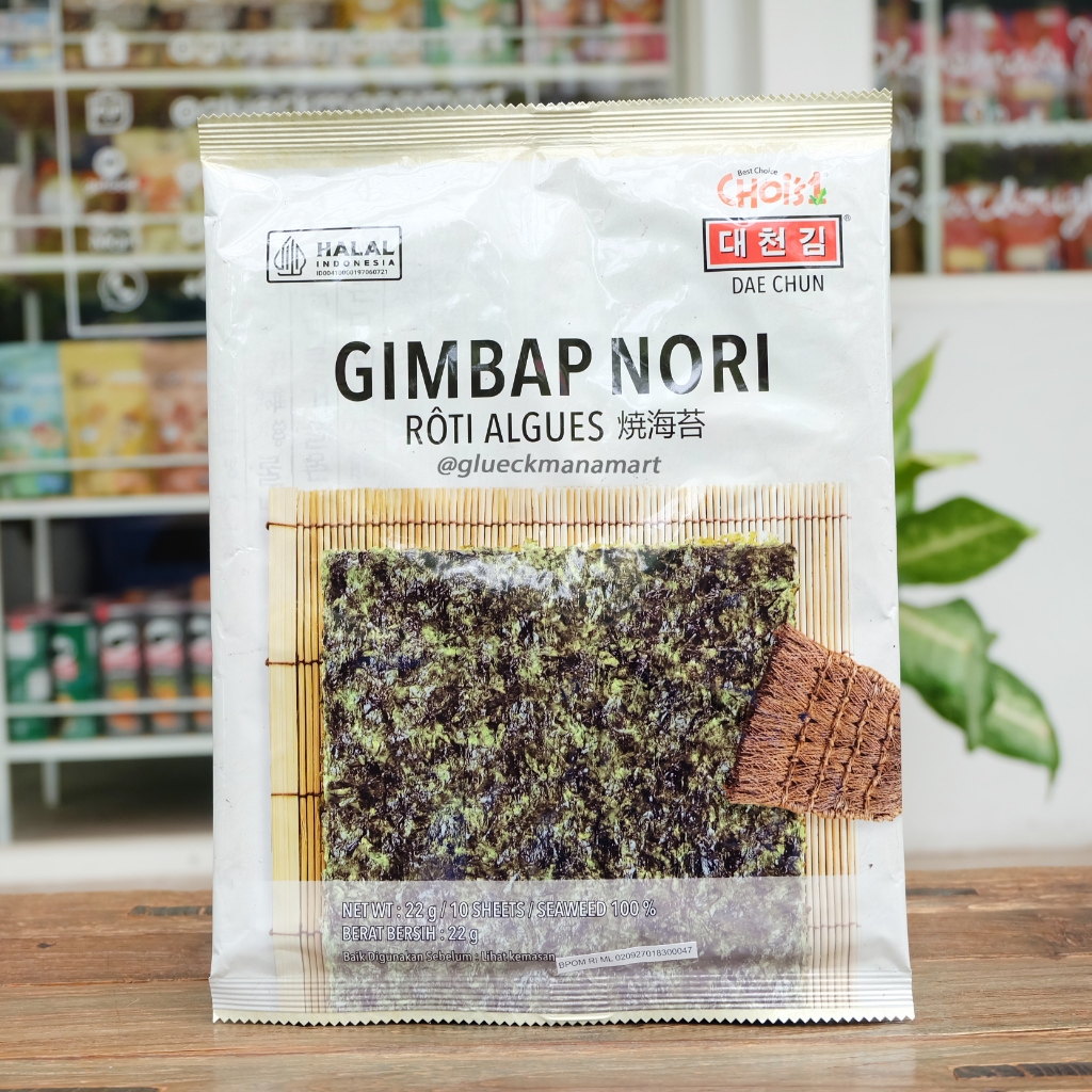 Jual Daechun Gimbab Nori 22gr / Rumput Laut (10 Sheet) | Shopee Indonesia