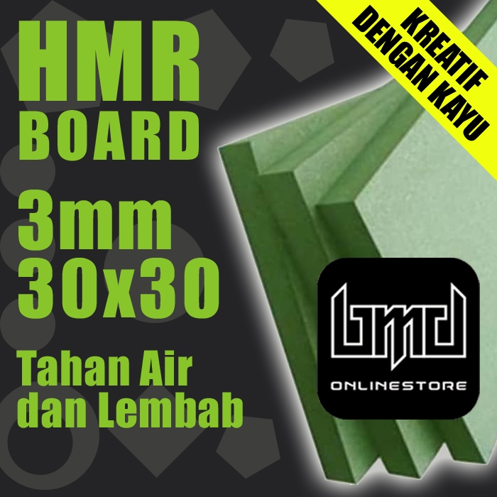 Jual Papan Kayu HMR 3mm Ukuran (30x30)cm - High Moisture Resistant ...