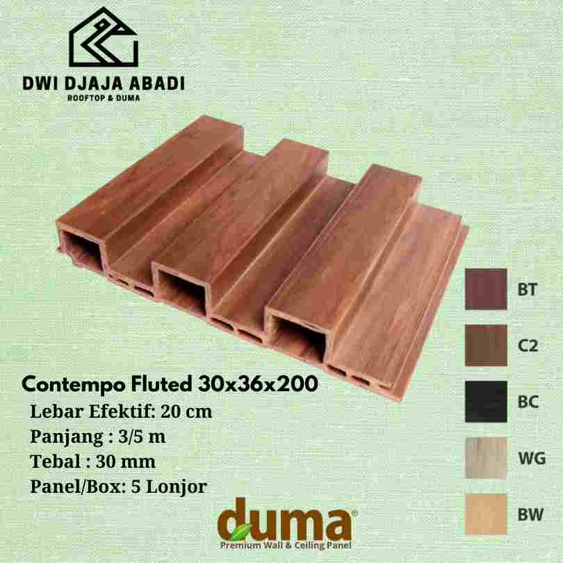Jual DUMA® PANEL WPC TIPE CONTEMPO 30X36X200 | Shopee Indonesia