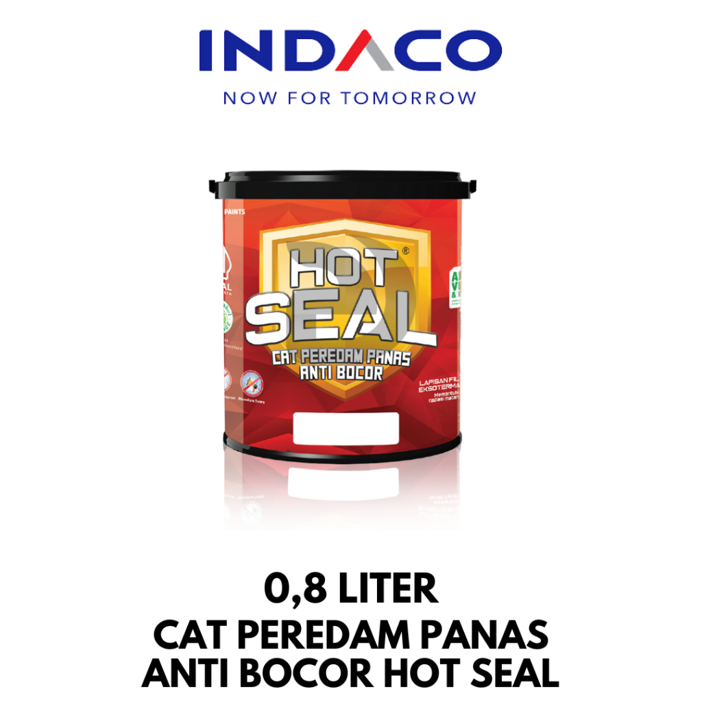 Jual Cat Peredam Panas Anti Bocor INDACO HOT SEAL Galon 0,8 Liter ...