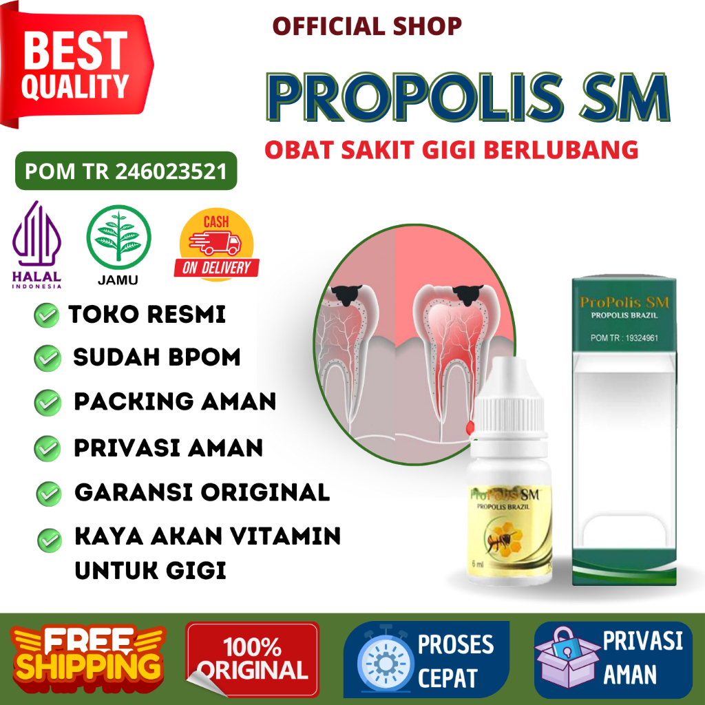 Jual Propolis Sm Brazil Original Obat Sakit Gigi Berlubang Sakit Gusi ...