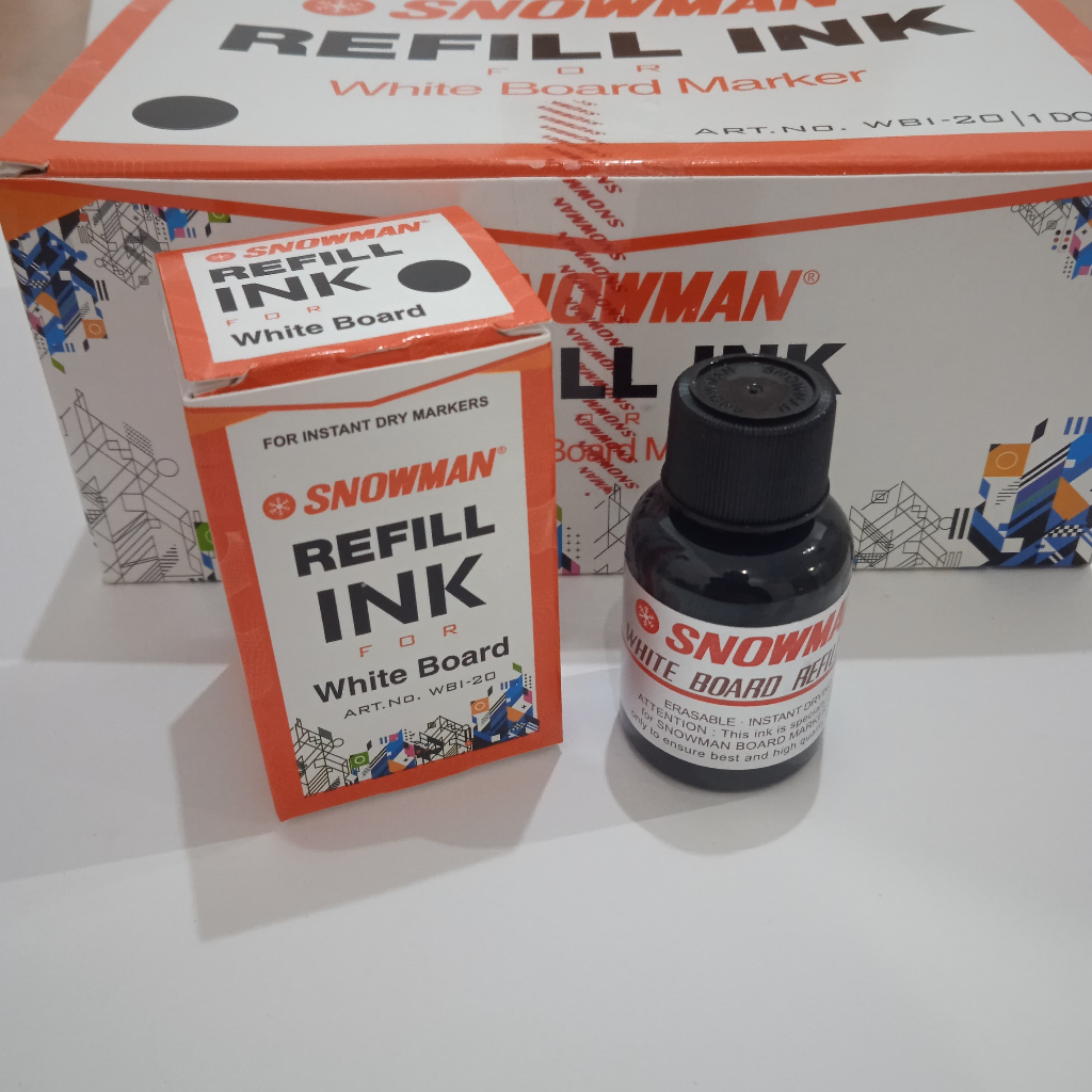 Jual ISI SNOWMAN WHITEBOARD / Refill Isi Tinta Spidol Whiteboard ...