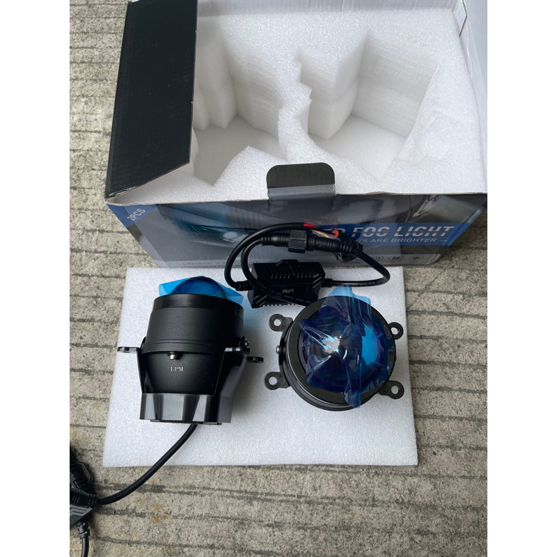 Jual Folampu Projector Biled Q4 3 Warna Alumunium Lensa LED Lampu Kabut ...