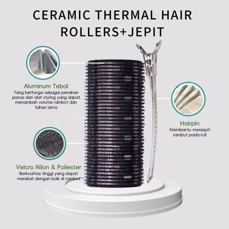 Jual NATA STORE - Thermal Hair Roller-ROLL RAMBUT THERMAL JUMBO Free ...