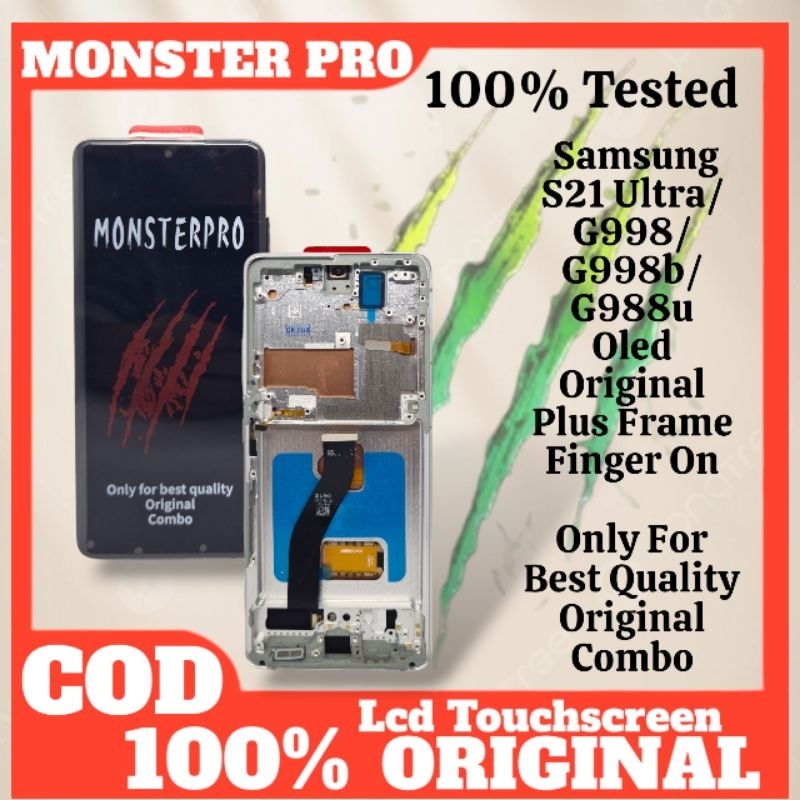 Jual LCD TOUCHSCREEN SAMSUNG GALAXY S21 ULTRA/G998/G998B/G998U OLED ...