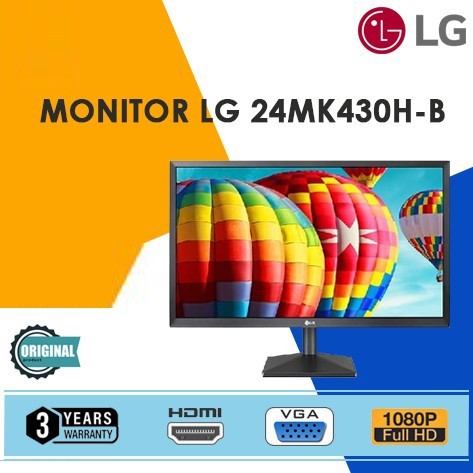 Jual LG Monitor 24MK430H-B IPS MNT 24'' with 75hz Refresh Rate | Shopee ...