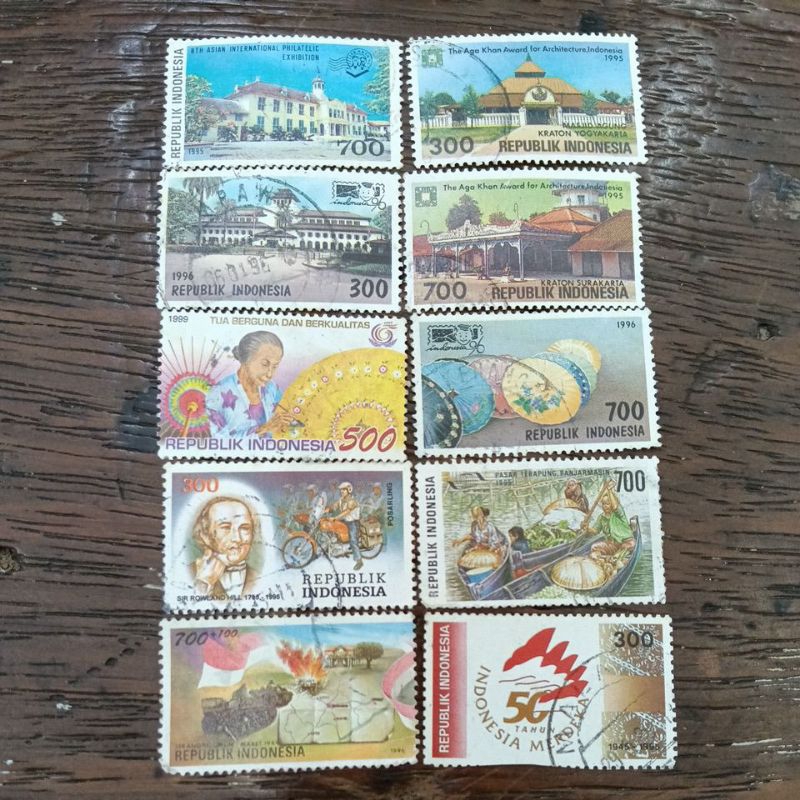 Jual perangko bekas Indonesia campur(A66) | Shopee Indonesia