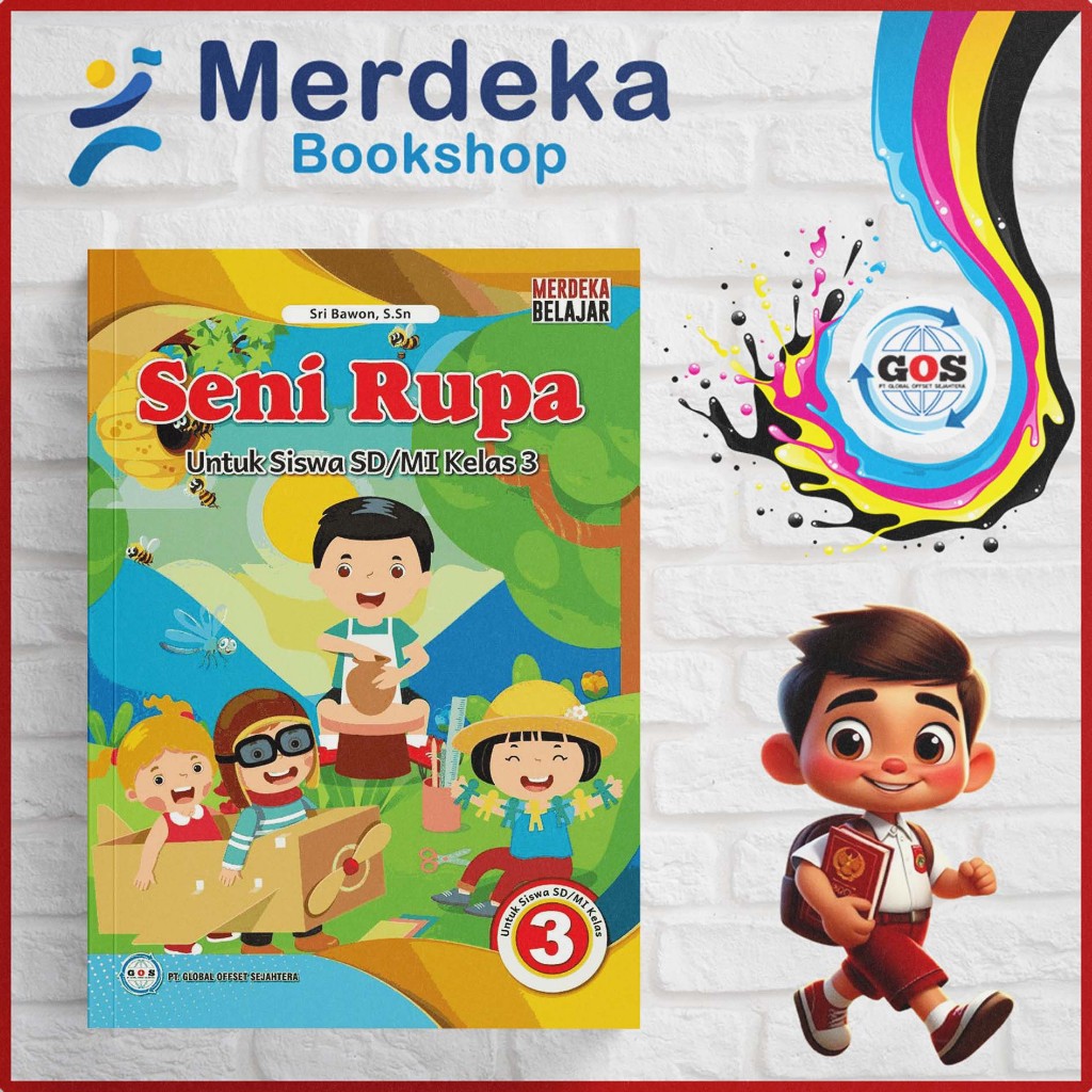 Jual Buku Siswa Seni Rupa SD/MI Kelas 3 Kurikulum Merdeka - GOS | Shopee Indonesia