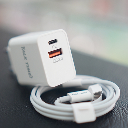 Jual TRAVEL CHARGER SET CHARGER FAST CHARGING C TO LIGHTNING | TRAVEL ...