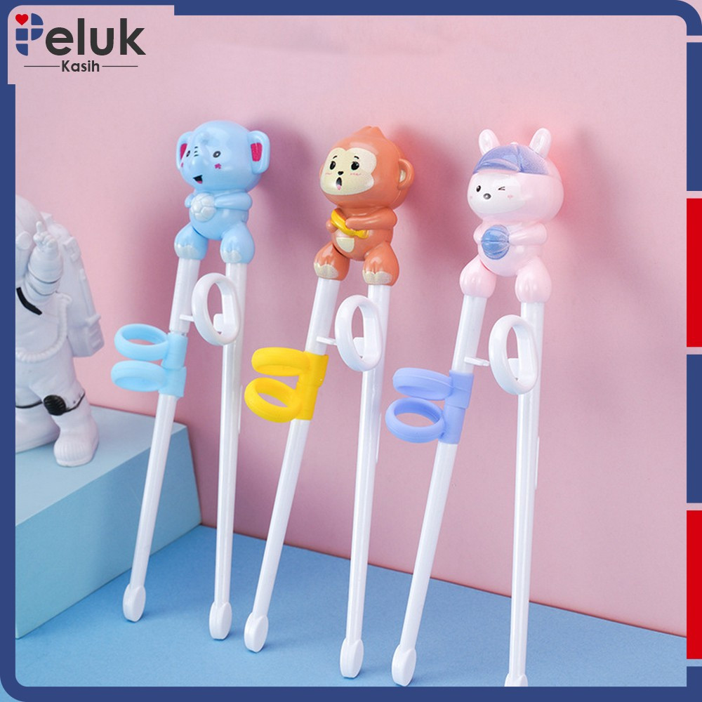 Jual Sumpit Latihan Anak Karakter Hewan Chopstick Baby Training ...