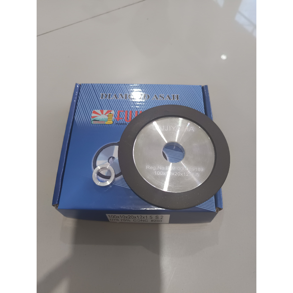 Jual FUJIYAMA DIAMOND ASAH MATA INTAN 4" 2 SISI GT / BATU GERINDA ASAH ...