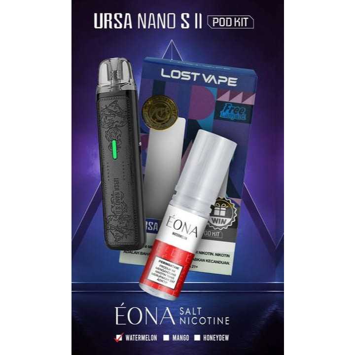 Jual Ursa Nano S II (Bundling Eona Honeydew) Pod System Authentic 100% LostVape Type - C ...
