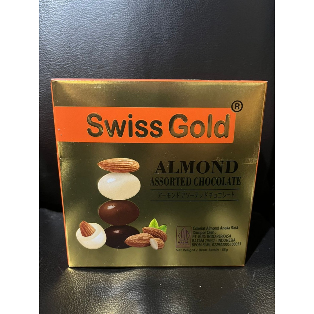 Jual Swiss gold Almond Assorted chocolate / Cokelat aneka rasa isi ...