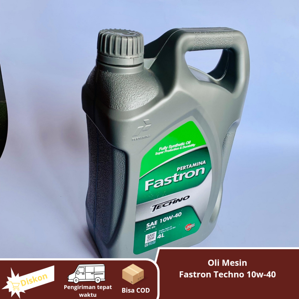 Jual Oli Pertamina/Oli Fastron Techno 10W40 | 4 Liter (100% Ori ...
