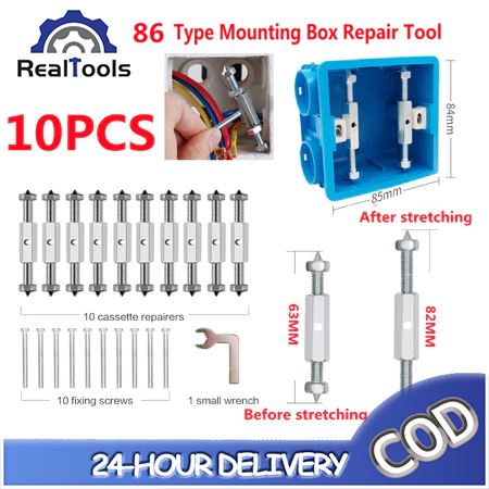 Jual RealTools 10Pcs Switch Socket Cassette Screws Saklar Dinding Baut Sekrup Reparasi Socket ...