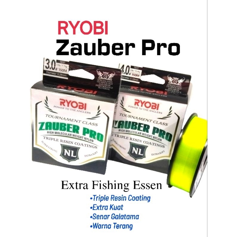Jual Senar Galatama RYOBI ZAUBER PRO Kuat Triple Resin Coating Sinking ...