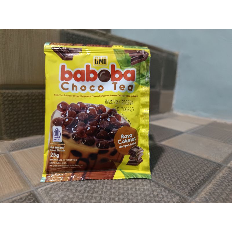 Jual Baboba Choco Tea Rasa Original 10 x 25gr | Shopee Indonesia
