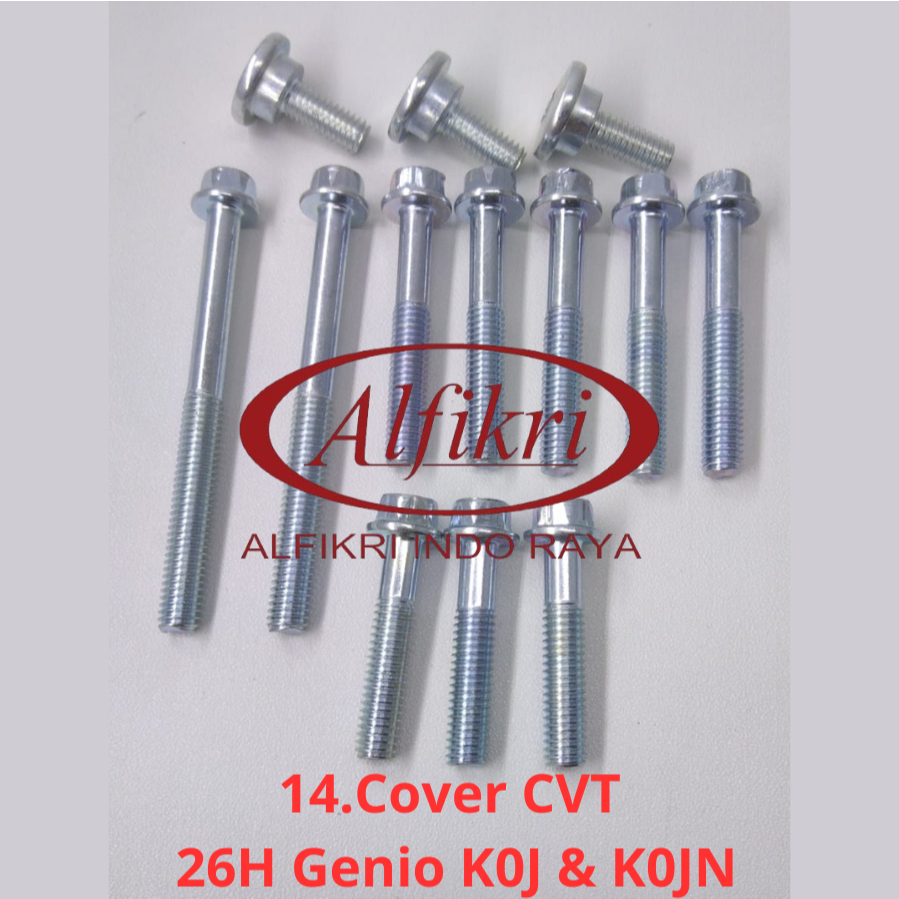 Jual 26-14 CVT Genio Baut CVT Honda Genio K0J & K0JN 2019-2023 Full Set ...