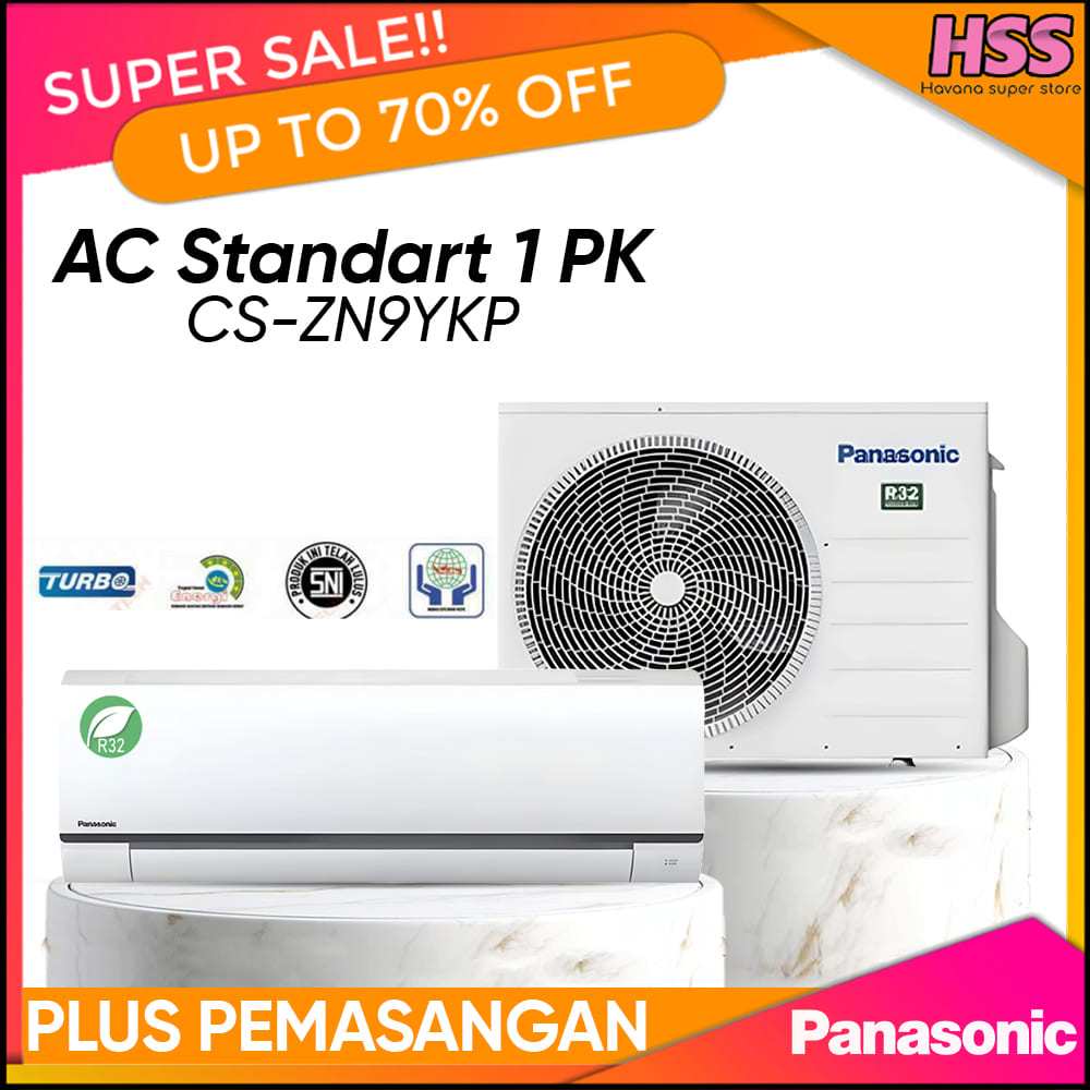 Jual AC PANASONIC 1 PK CS-ZN9YKP R32 + PEMASANGAN | Shopee Indonesia