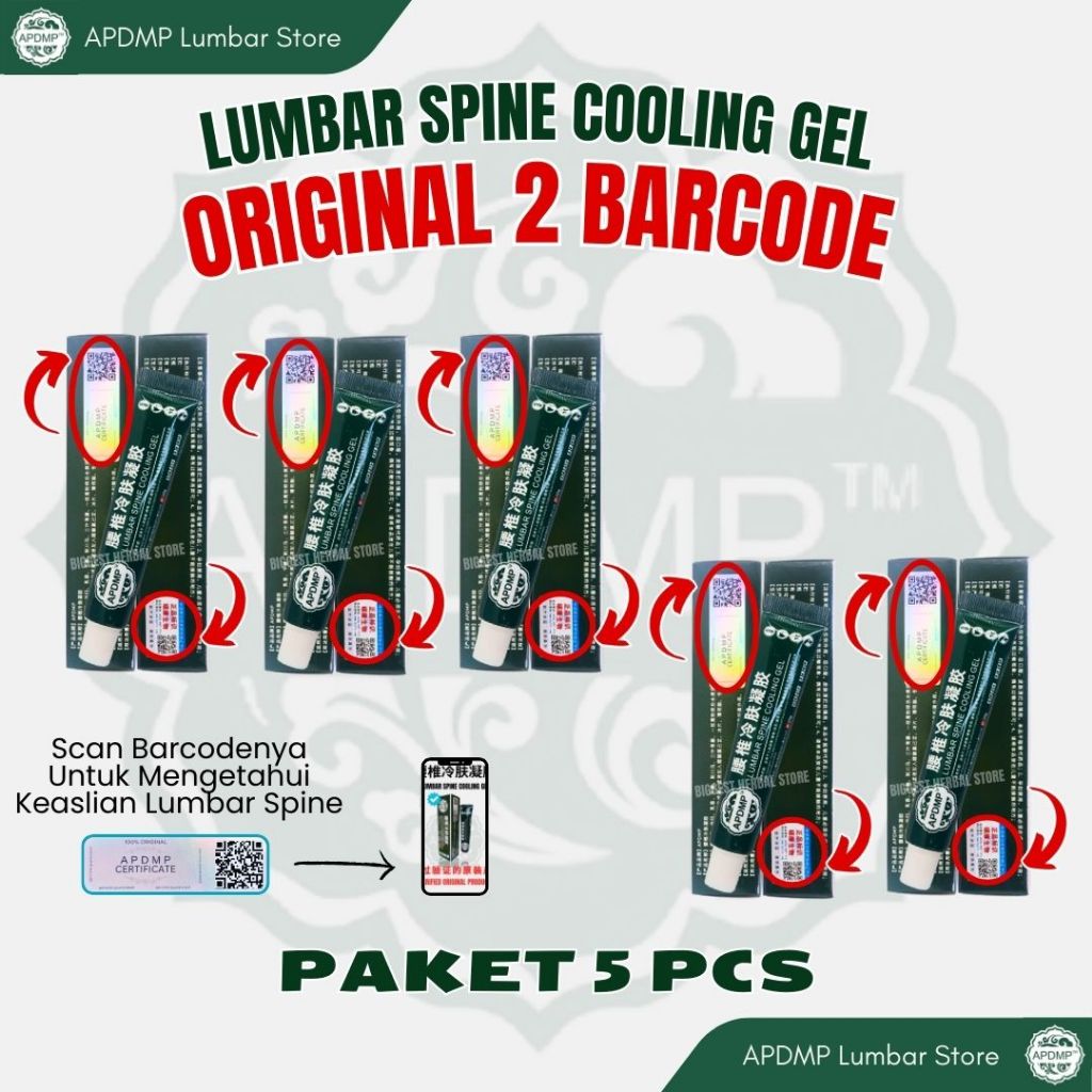 Jual [BELI 3 GRATIS 2] 𝐎𝐑𝐈𝐆𝐈𝐍𝐀𝐋 APDMP Salep Lumbar Asli Cream Lumbar ...