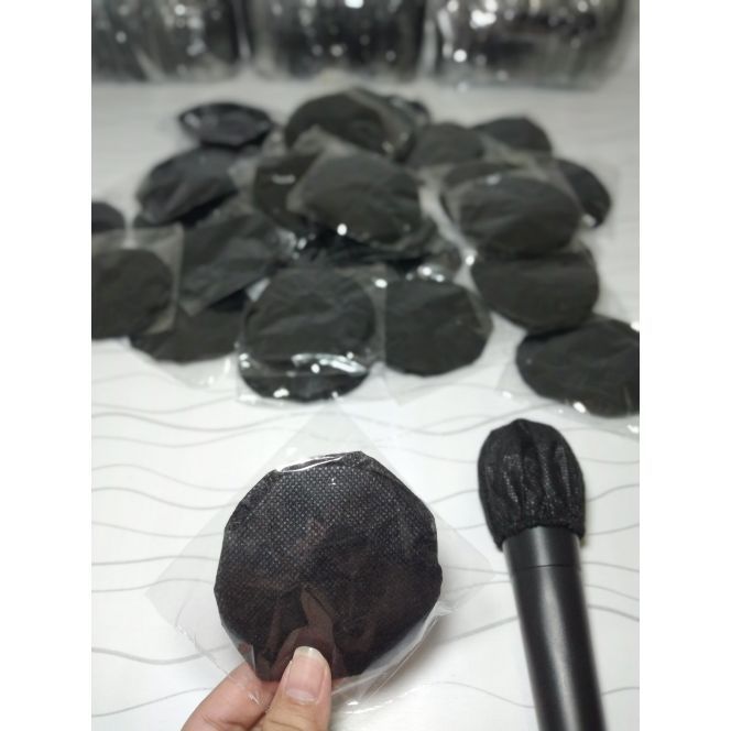 Jual COVER MIC ECERAN WARNA HITAM / SARUNG MICROPHONE / PELINDUNG MIC ...