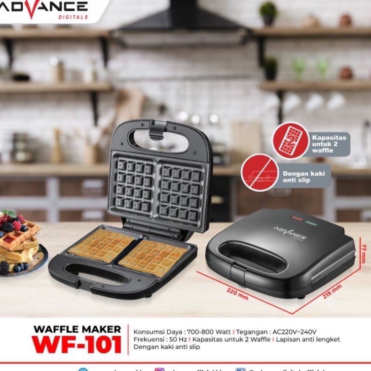 Jual Hot Deals Panggangan roti sandwich toaster Advance SW11 WF11 ...