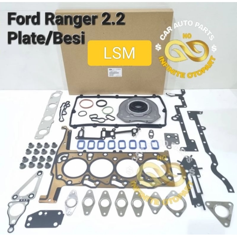Jual PACKING SET GASKET FULL SET FORD RANGER 2.2 2200CC T6 PLAT/GRAFIT ...