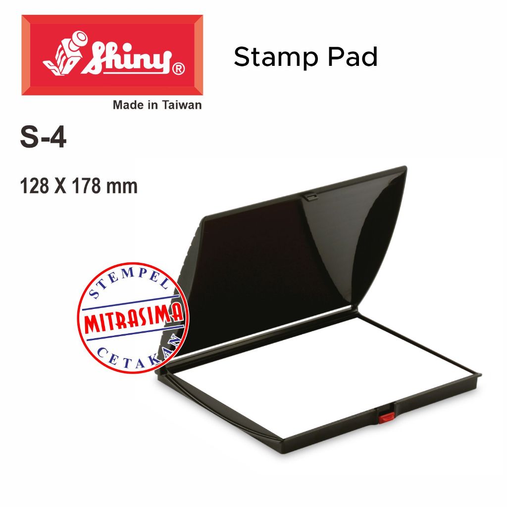 Jual Shiny S-4 ( Bantalan Stempel Besar ukuran 128 X 178 mm S 4 Tipe S4 ) | Shopee Indonesia