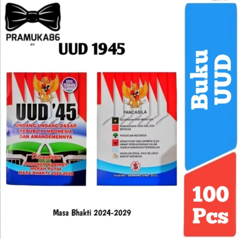 Jual (100pcs) Buku UUD 1945 - Buku Saku Undang-Undang Dasar 1945 ...