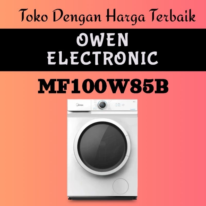 Jual MIDEA MESIN CUCI FRONT LOADING WASHER MF100W85B 8,5 Kg | Shopee ...