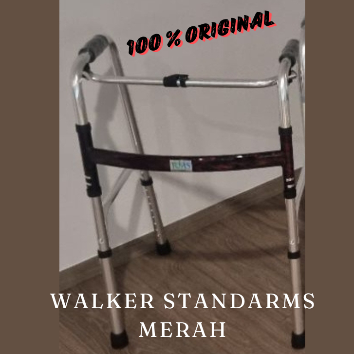 Jual Tongkat Jalan Walker Lansia Standard Tanpa Roda RMS Alat Terapi ...