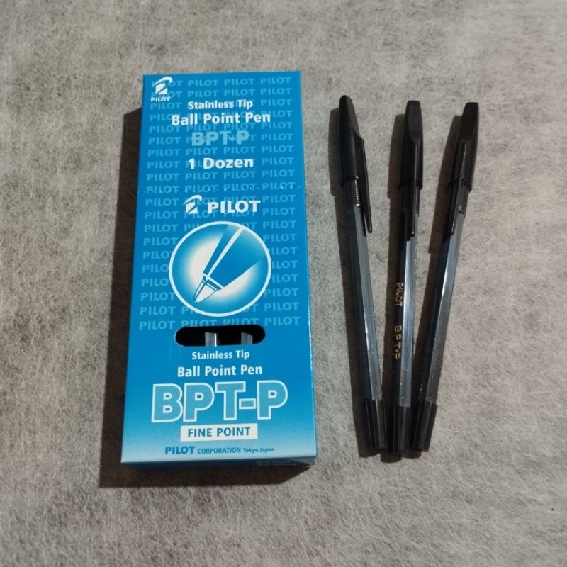 Jual Pulpen Pilot Hitam 12 Pcs | Shopee Indonesia