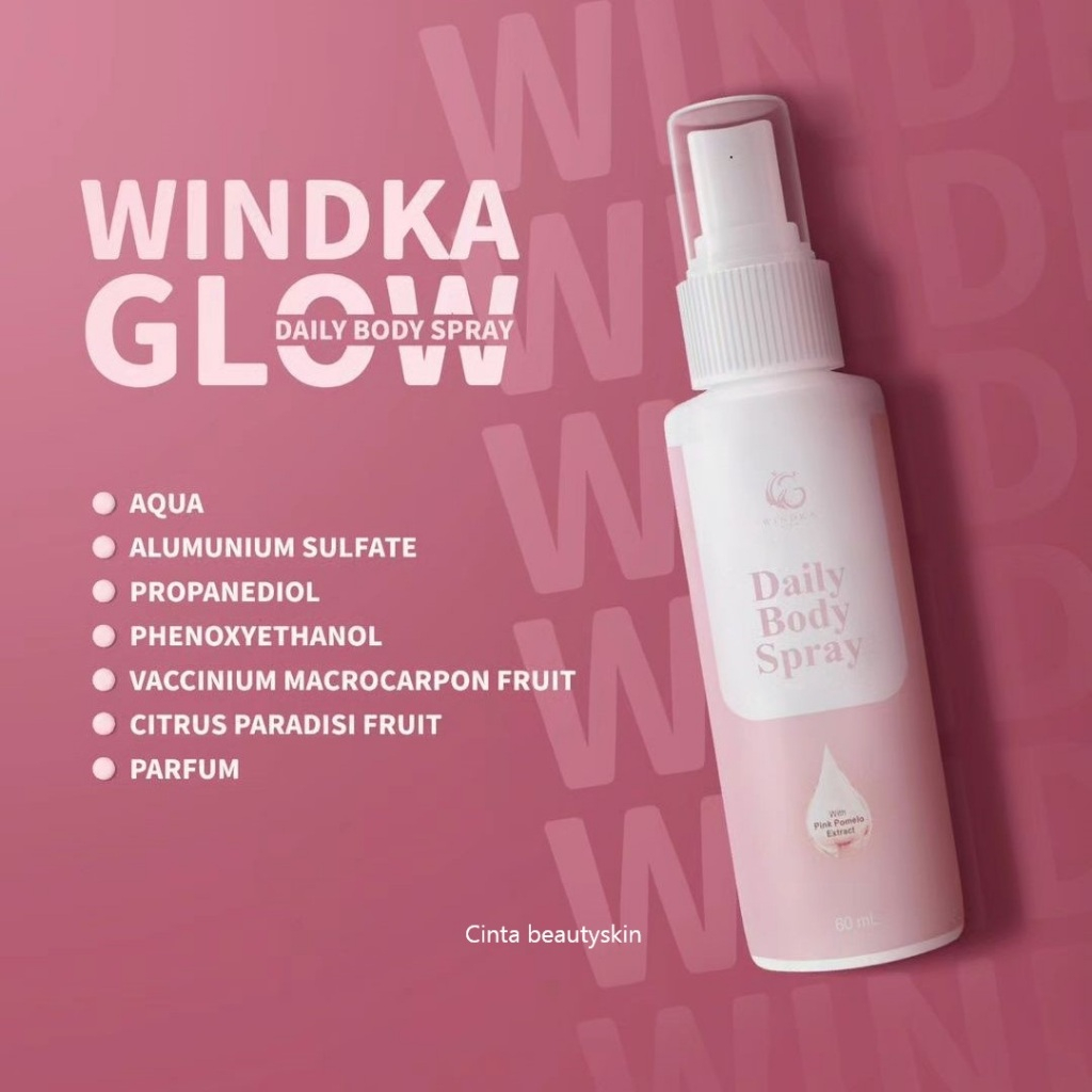 Jual WINDKA GLOW Daily Body Spray / Spray Deodorant Tubuh Agar Tetap ...