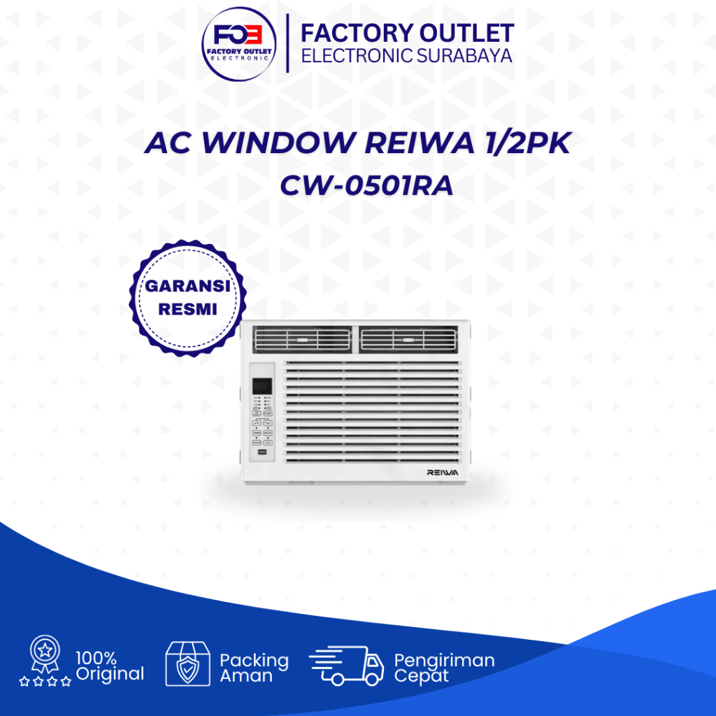Jual REIWA AC WINDOW CW-0501RA 1/2 PK - GARANSI RESMI | Shopee Indonesia