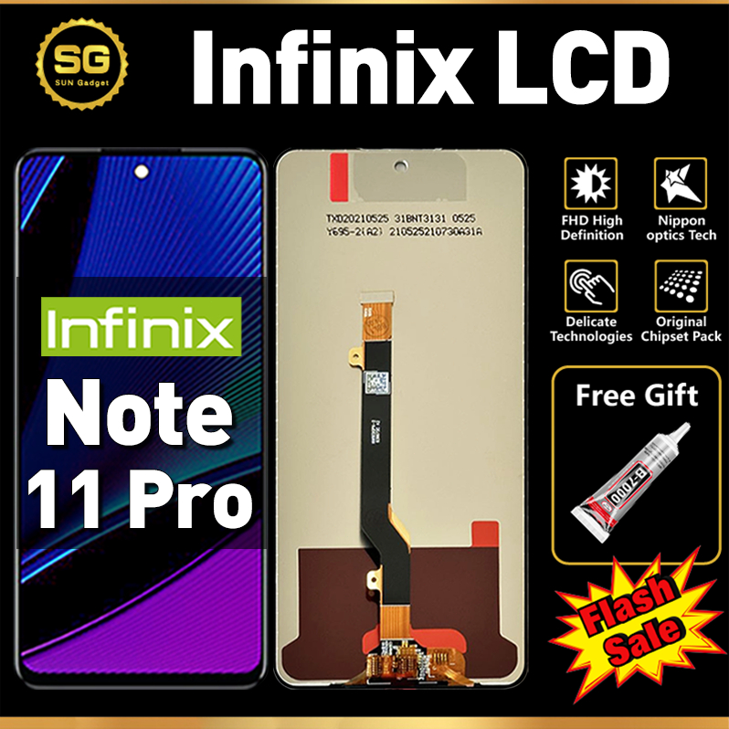 Jual LCD Infinix Note 11 Pro Original Touchscreen Fullset Asli Ori ...