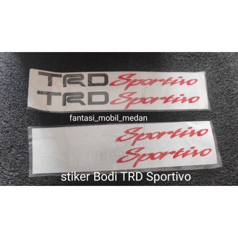 Jual stiker body TRD sportivo | Shopee Indonesia