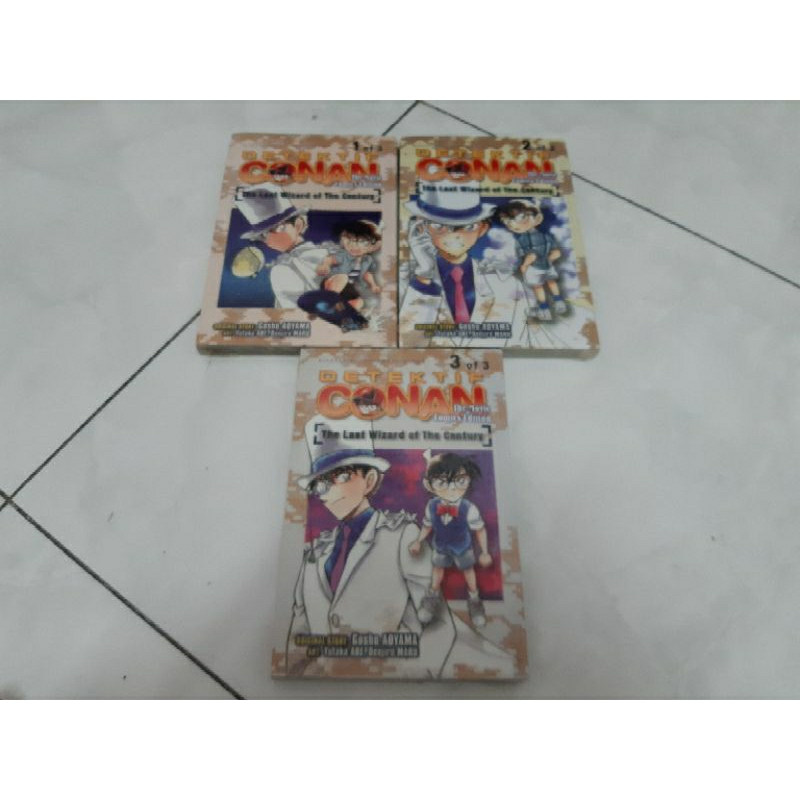 Jual Paket Komik Detektif Conan The Movie Comics Edition: The Last Wizard of the Century 1-3 ...