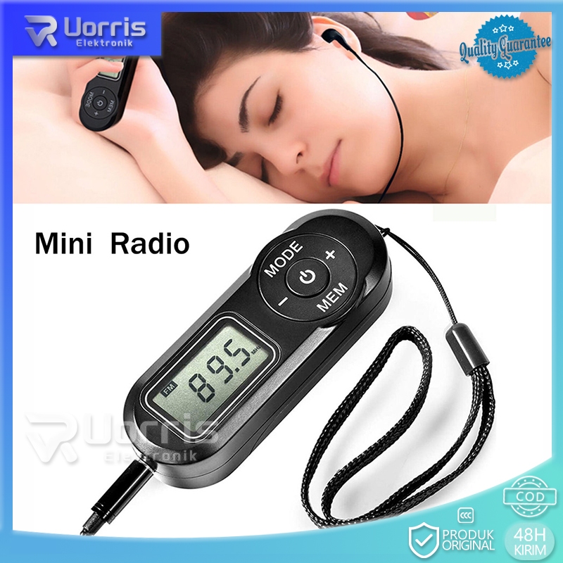 Jual HRD-727 Portable FM Radio Receiver LCD Display DSP Pemutar Radio ...
